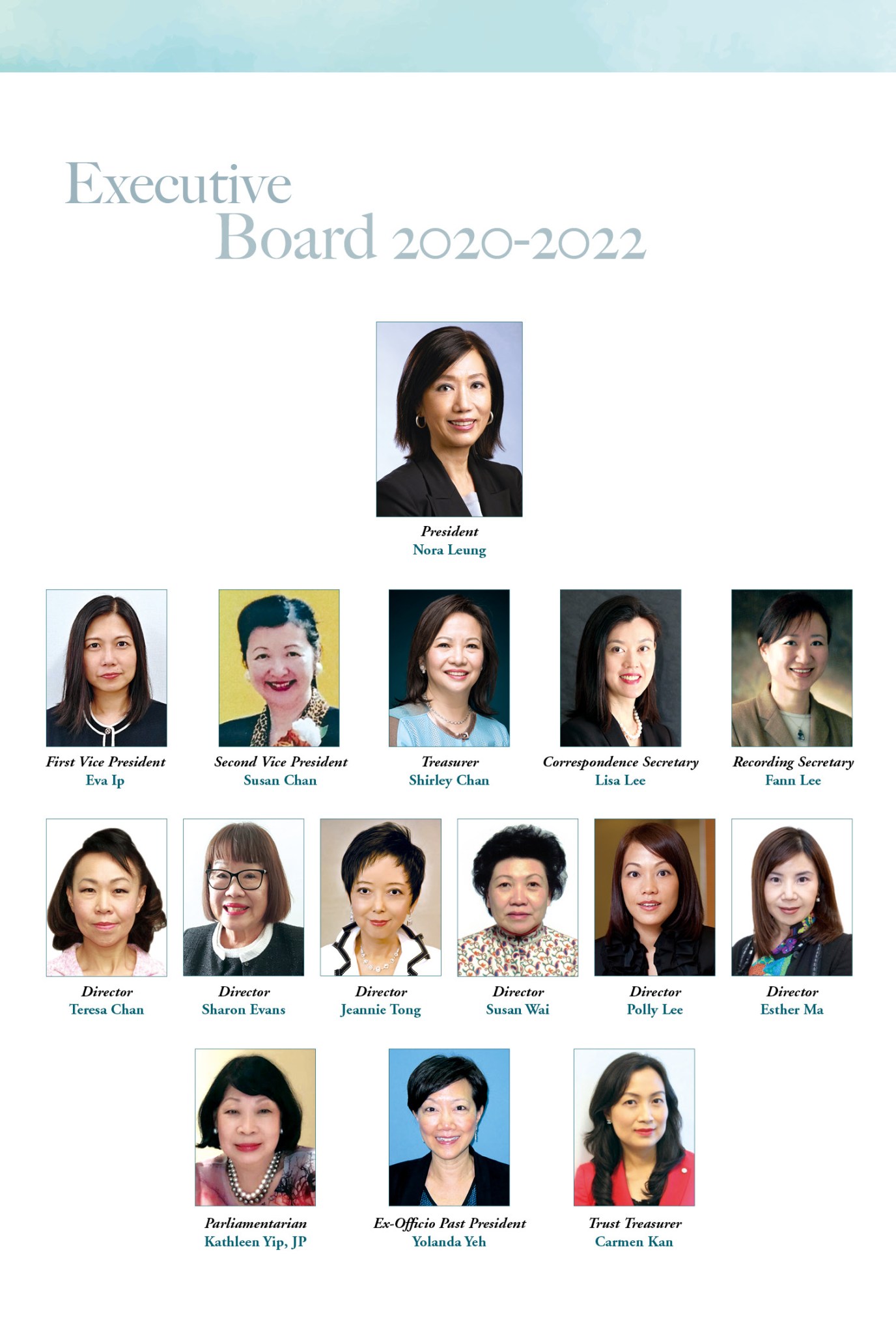 Executive Board 2020-2022 – Zonta Club of Hong Kong